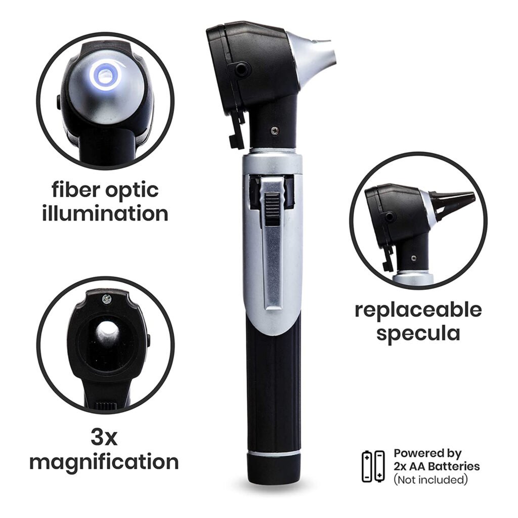New Model Fiber Optic Mini Otoscope Blue – PD Surgical