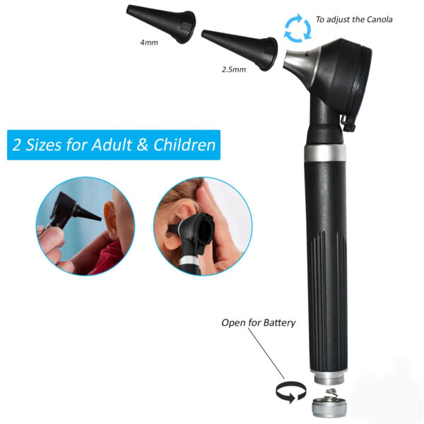 New Model Fiber Optic Mini Otoscope – PD Surgical