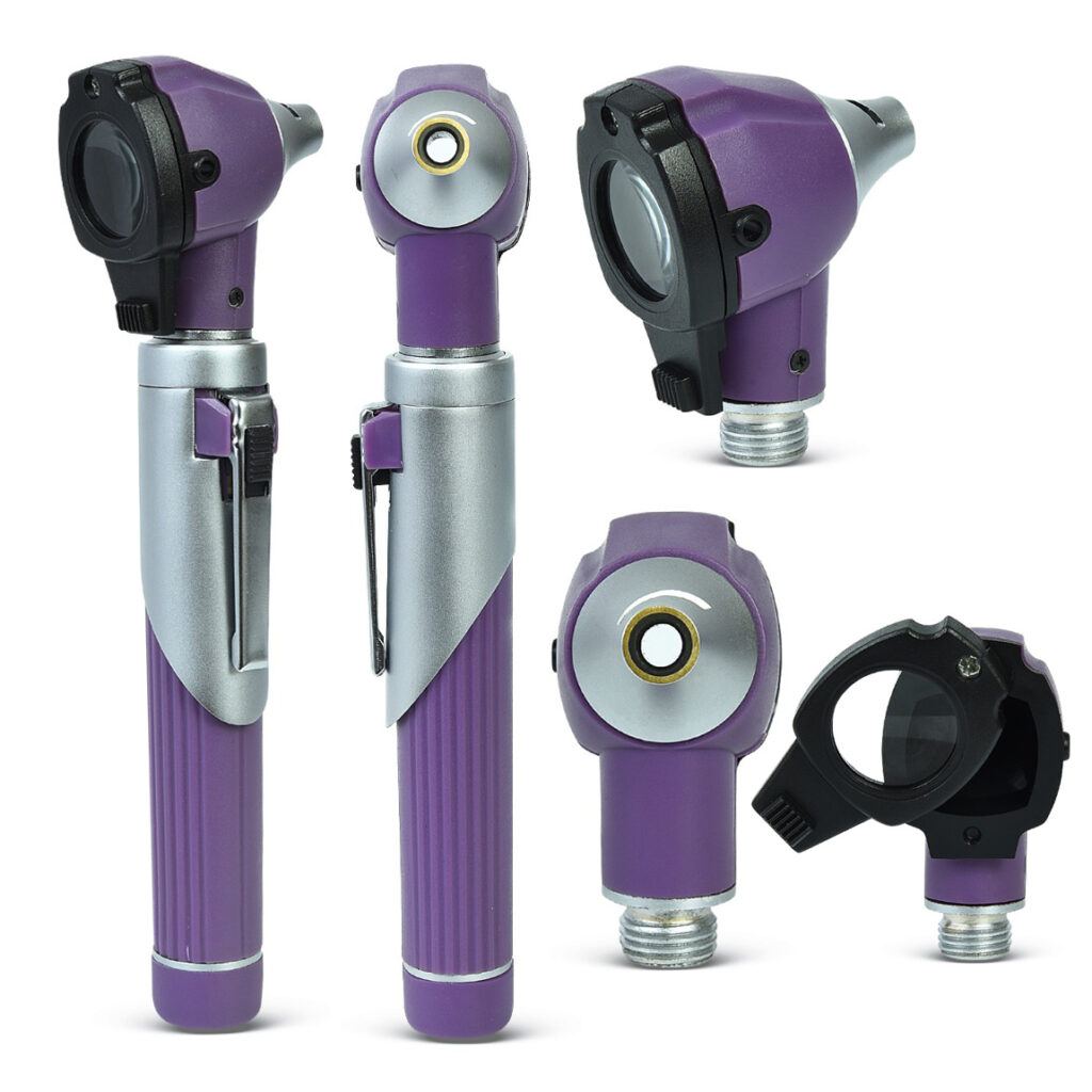 Fiber Optic Mini Otoscope Purple – PD Surgical